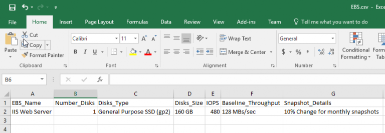 AWS Cost Calculator – Converting to CSV Format | Boofis Software